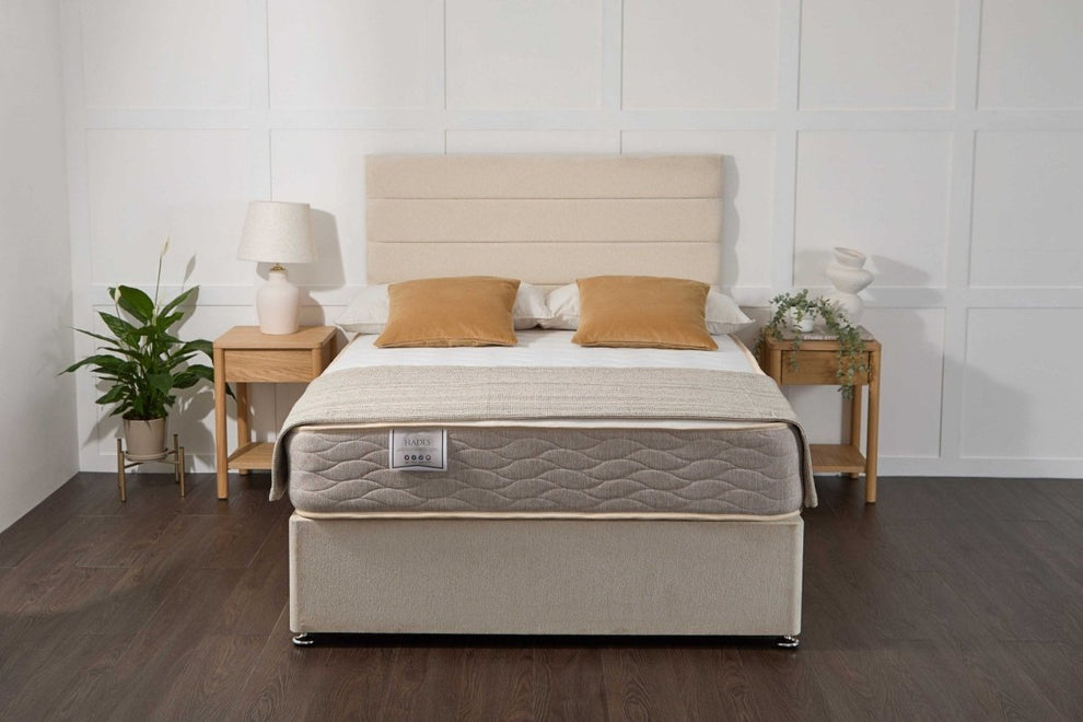 Hades Open Coil Divan Bed With Mattress | Midas Beds UK